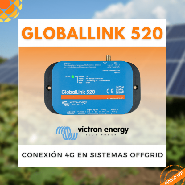 Victron Energy Globallink 520 para Energía Solar - EMAT Chile