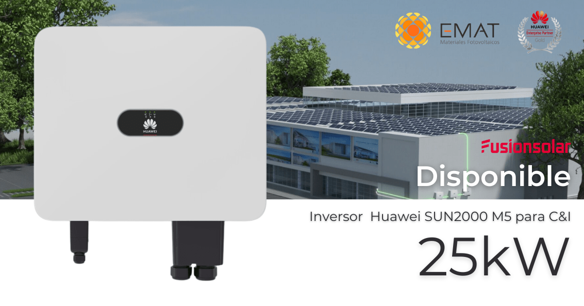 Inversor OnGrid Trifásico Huawei 25kTL M5 - EMAT Chile