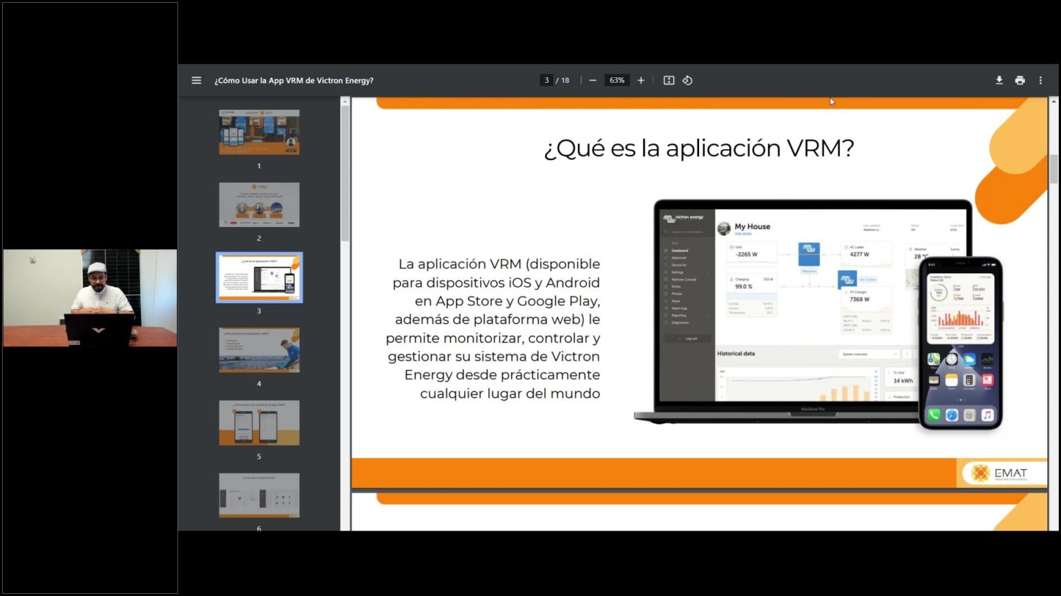¿Cómo Usar la App VRM de Victron Energy? - EMAT Chile