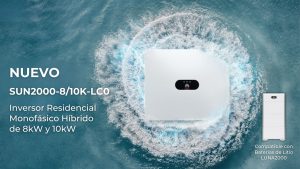 NUEVO Inversor Huawei de 8kW Híbrido Monofásico - SUN2000-8K-LC0