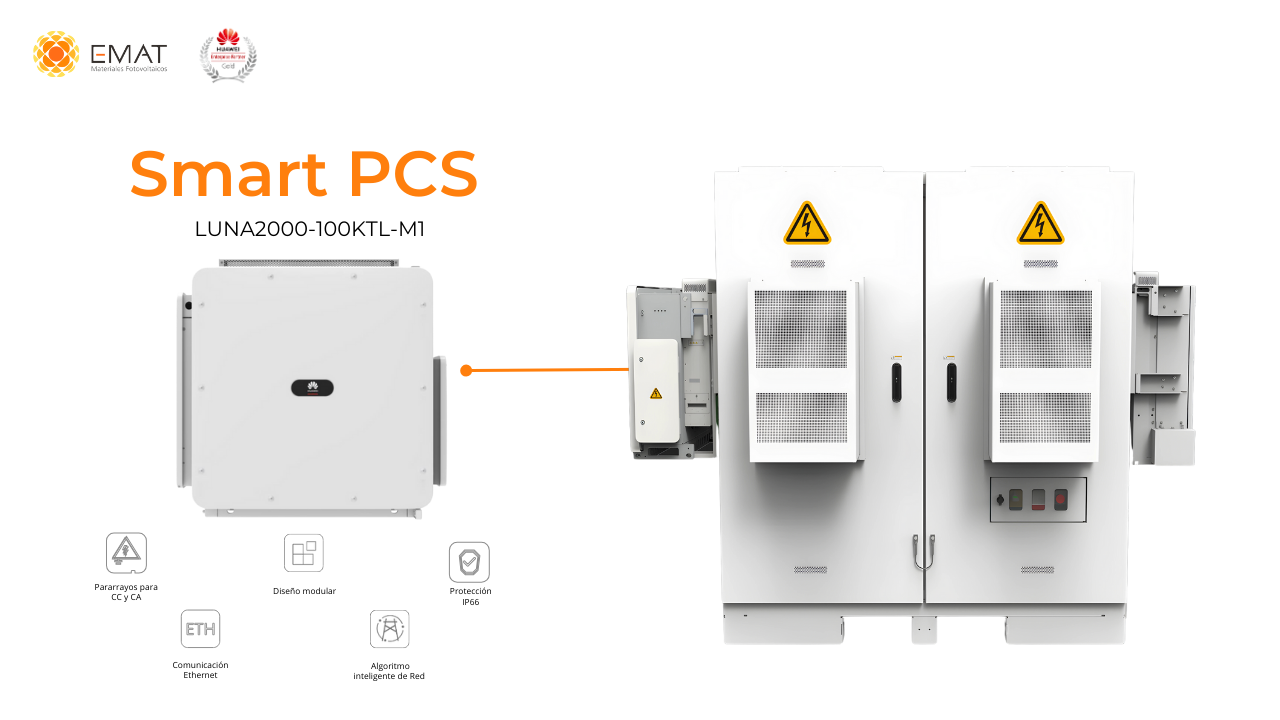 Solución BESS de Huawei: Batería de Litio de 97kWh para C&I