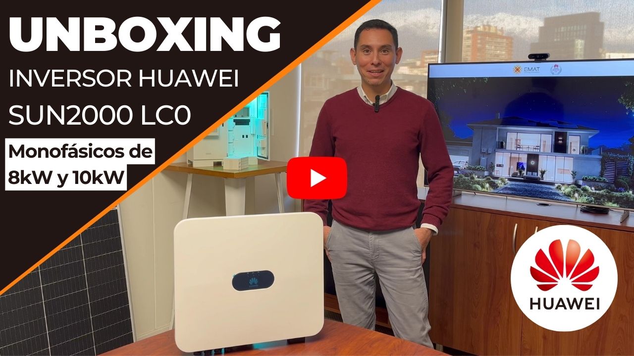 Unboxing Inversor Huawei Monofásico de 8kW y 10kW - SUN2000-8/10K-LC0 - EMAT Chile