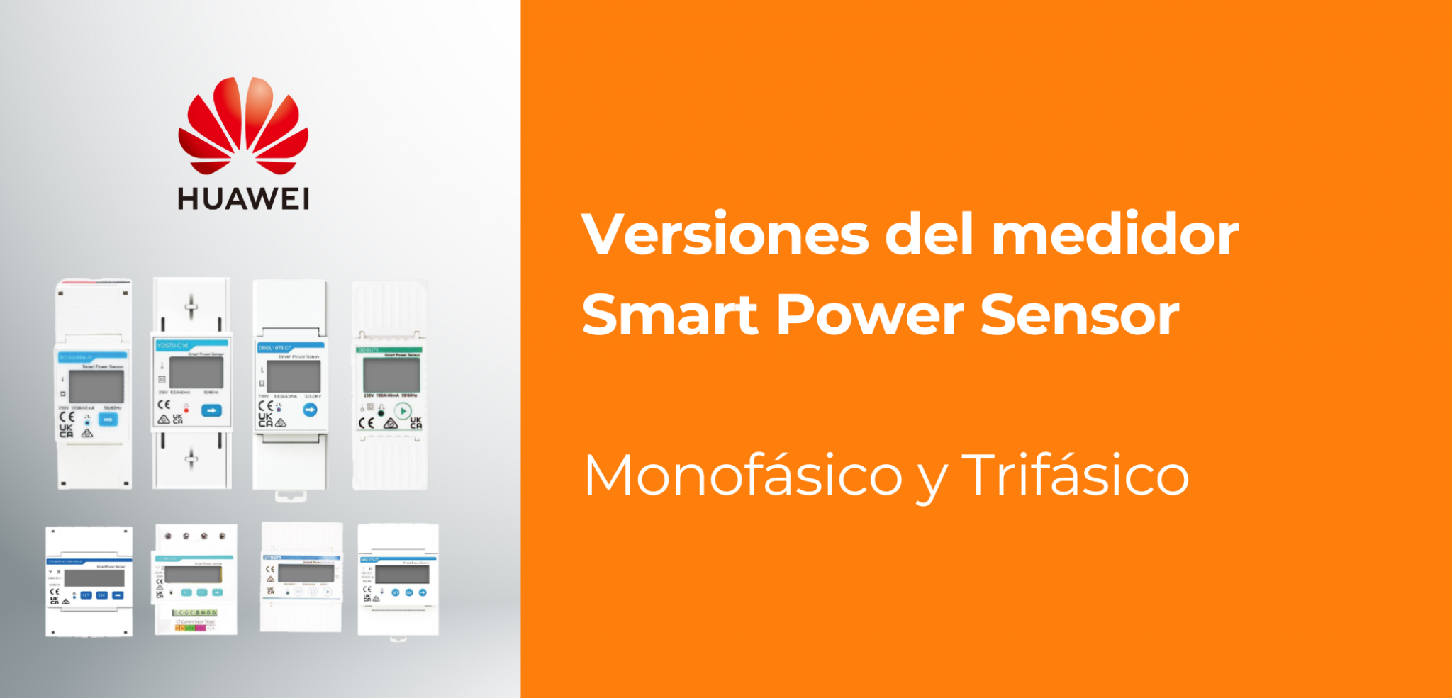 Versiones de Smart Power Sensor (Monofásicos y Trifásicos)
